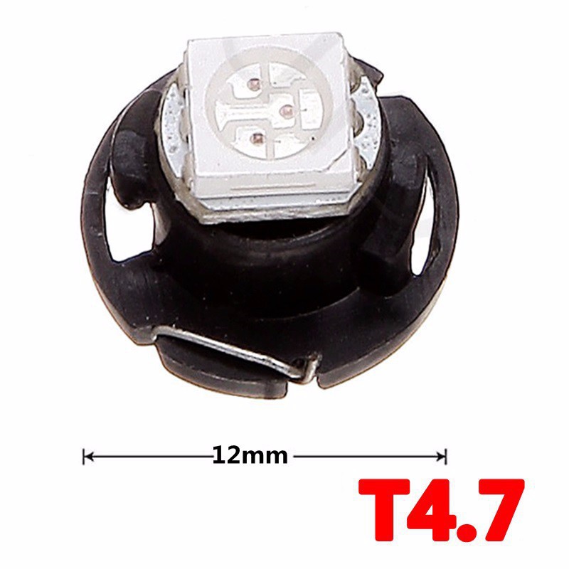 汽车LED灯 仪表灯T3 1210 1SMD摩托车LED灯泡 T4.2 T4.7 12V白光-阿里巴巴