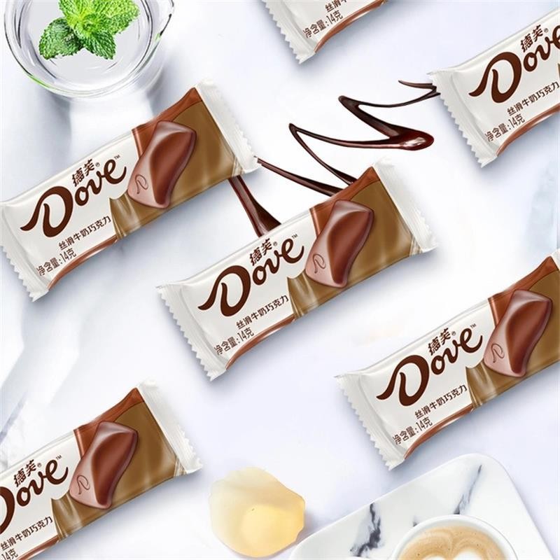 德芙巧克力排块丝滑牛奶14g情人节儿童喜糖休闲零食结婚超市批发-阿里巴巴
