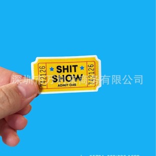 Shit Show Ticket Vinyl Sticker 5PC装游戏彩票抽奖票门票抽奖券-阿里巴巴