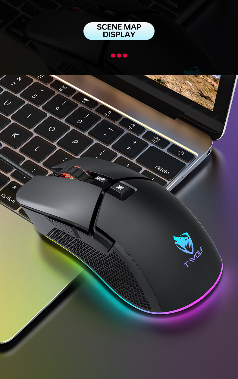 T-WOLF新款雷狼G590电竞游戏鼠标 RGB跑马灯机械有线鼠标现货源头-阿里巴巴