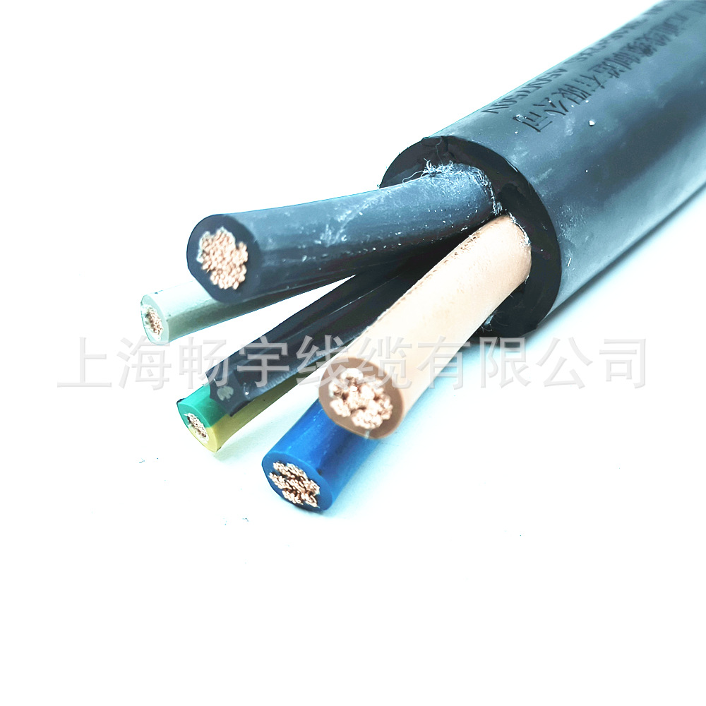 上海起帆橡胶电线电缆/YZ/YC/JHS/3*4+1*2.5平方/三相四线紫铜芯-阿里巴巴