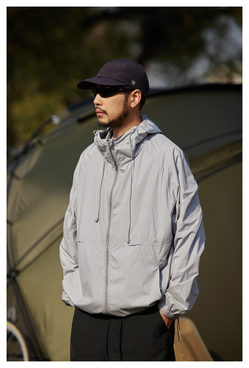 Shibuya Element杜邦防水透气夏季防晒衣男女轻薄连帽外套UB4204-阿里巴巴