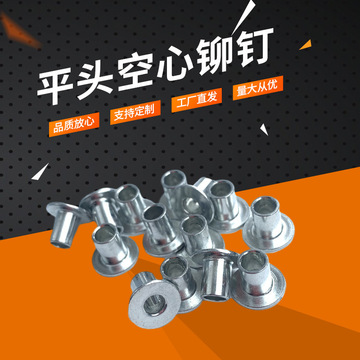 厂家直供金属空心铆钉碳钢铆钉铝铆钉紧固连接件平头空心管状铆钉-阿里巴巴