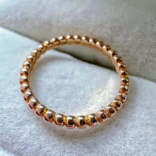 梵家CNC高版本s925银二合一珠边单排钻三排钻签名款叠戴戒指百搭-阿里巴巴