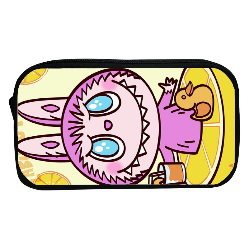 New Printed Labubu Pencil Case Cartoon Cute Rabbit Stationery Bag ...