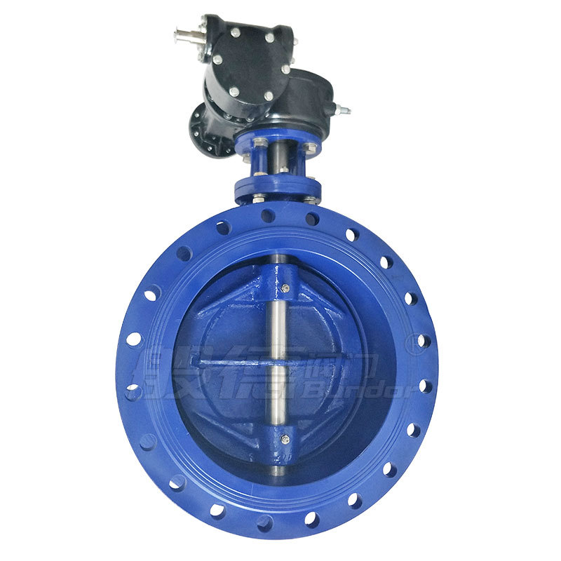定制双法兰双偏心蝶阀D342X/H-16Q手动大口径双向软密封蝶阀DN300-阿里巴巴