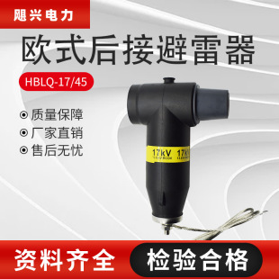 飓兴10kV欧式后接避雷器HBLQ-17/45屏蔽式可触摸电缆插拔头厂家-阿里巴巴