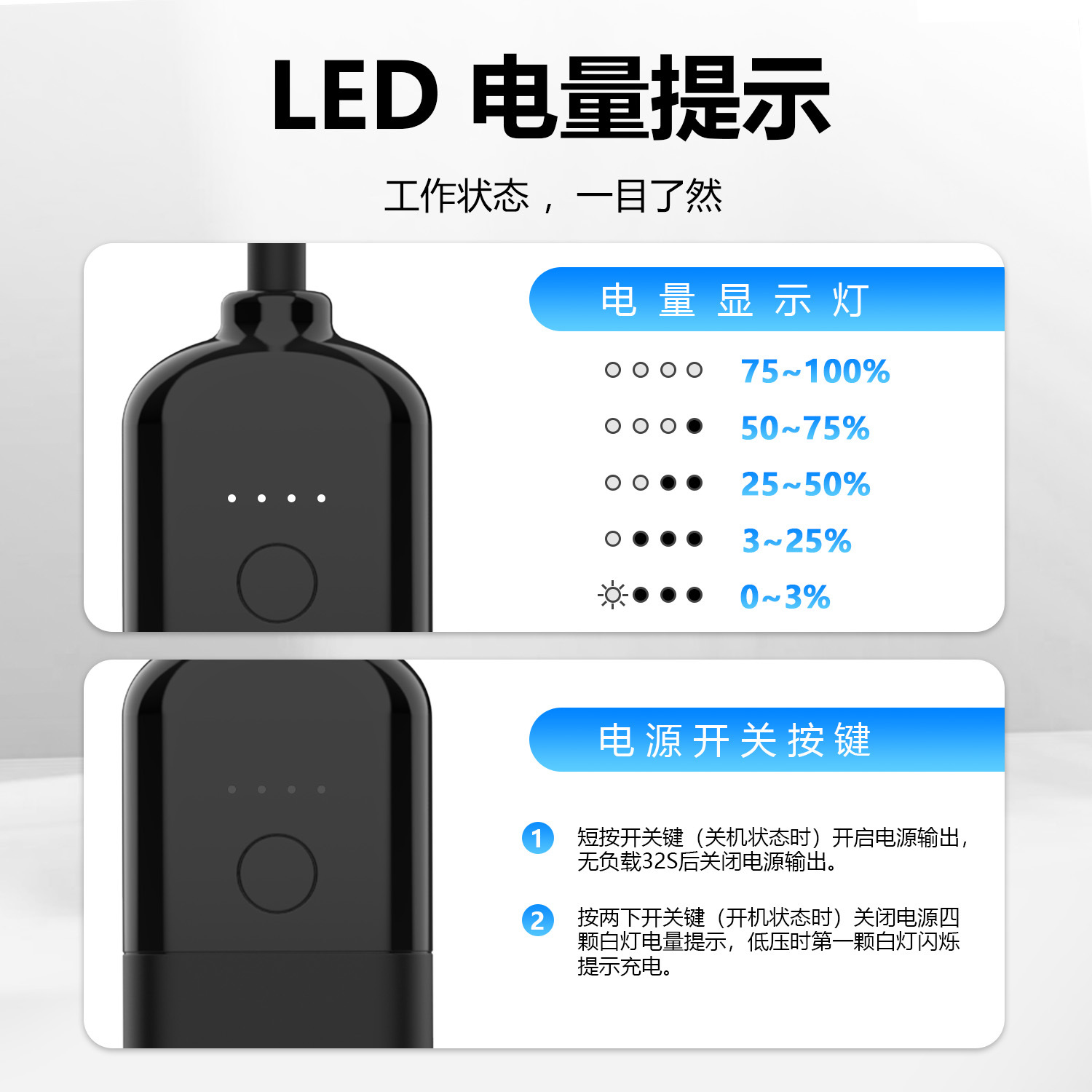 Quest 3S Pico 4续航充电宝挂脖式充电宝便携充电器VR配件通用款-阿里巴巴