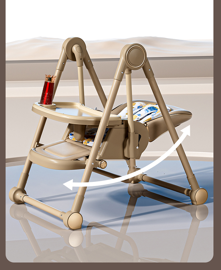 餐椅宝宝婴儿家用多功能餐盘便携式可折叠可坐躺儿童摇椅桌椅S700-阿里巴巴