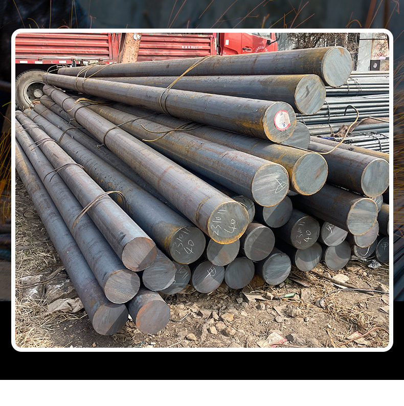 45#热轧圆钢切割定制 Q235大直径圆钢工业实心圆钢 65mn合金棒料-阿里巴巴