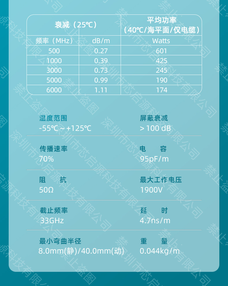 XINQY RG402/141 SMA射频连接线 6G浸锡编织半柔互联跳线 低损线-阿里巴巴