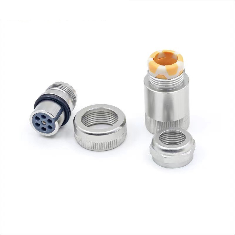 7芯金属比例阀伺服阀航空插头MOOG力士乐ITT派克连接器-阿里巴巴