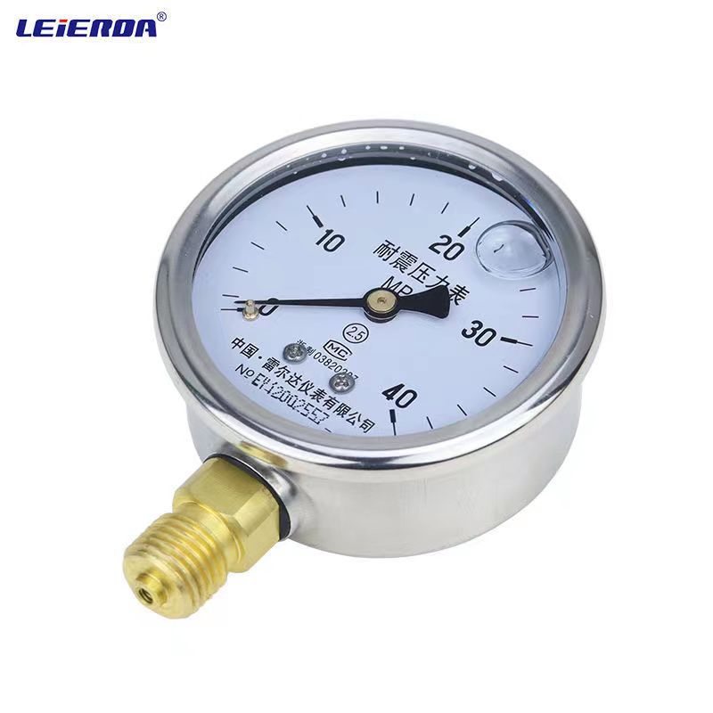厂家销售雷尔达YN-60耐震压力表真空表抗震液压油压表1 1.6 40MPA-阿里巴巴