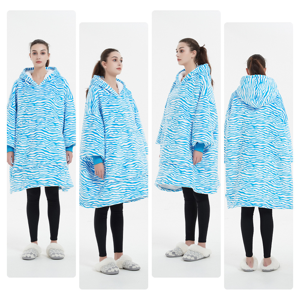 Amazon Hot Selling European and American Thickened Double Lazy Blanket ...