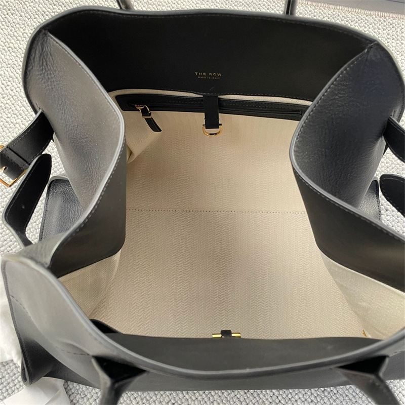 the*row头层牛皮托特包Margaux15大容量通勤包董洁同款手提单肩包-阿里巴巴