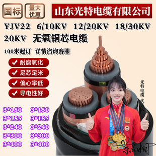 YJV22铜芯高压10KV电缆线3芯70 95 120 150 185 300平方8.7/35kv-阿里巴巴