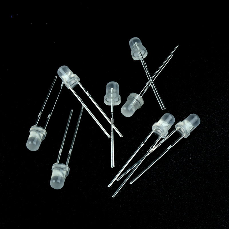 F5 F3圆头雾状高亮led直插灯珠5mmLED插件发光二极管草帽 全系列-阿里巴巴