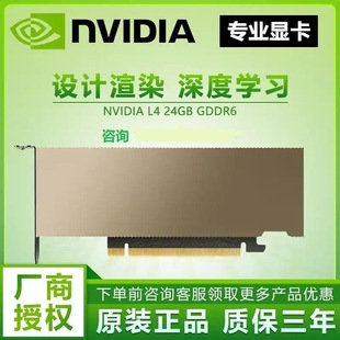 英伟达NVIDIA TESLA L4 24G AI深度学习GPU专业计算显卡-阿里巴巴