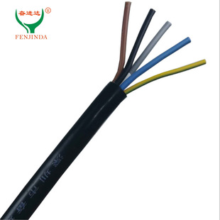 深圳奋进达 RVV软电缆5芯 RVV5*1.0 五芯铜芯电缆线-阿里巴巴