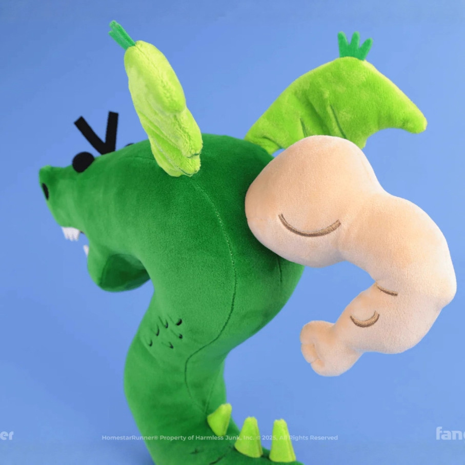 跨境新品 Eyes5 Trogdor Plush 游戏周边特罗格多尔毛绒玩偶公仔-阿里巴巴