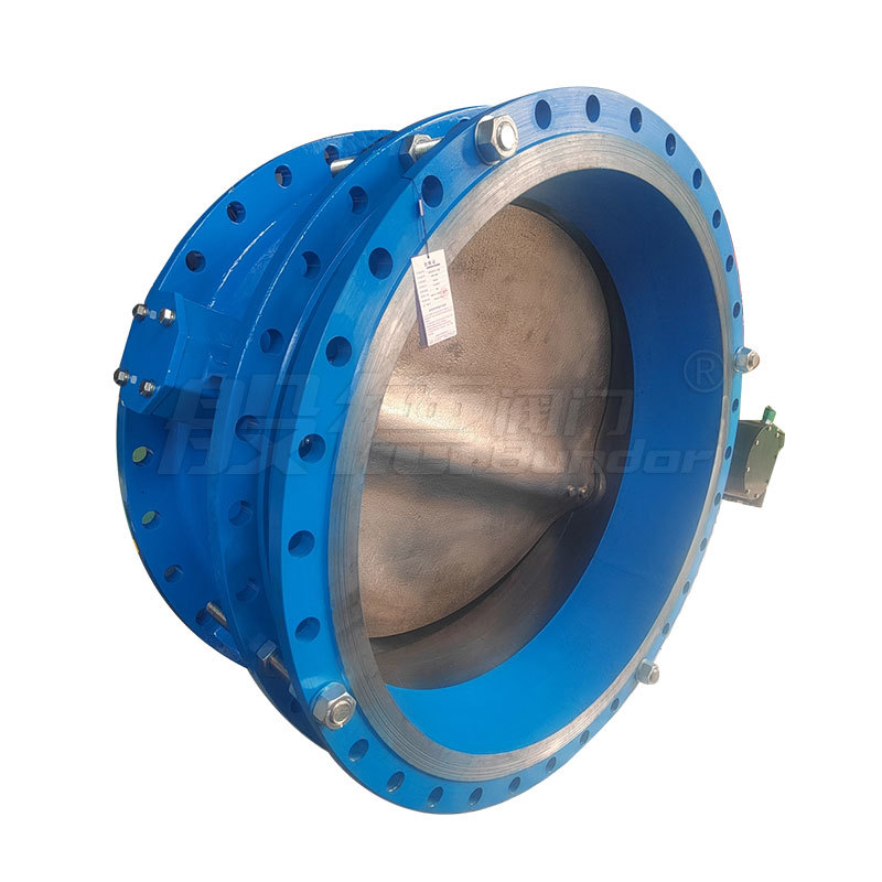 伸缩蝶阀SD341X-16Q涡轮法兰蝶阀手动电动伸缩阀门球墨铸铁软密封-阿里巴巴