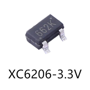 XC6206-3.3V SOT23-3 丝印662K 稳压芯片 全新现货直拍集成电路IC-阿里巴巴