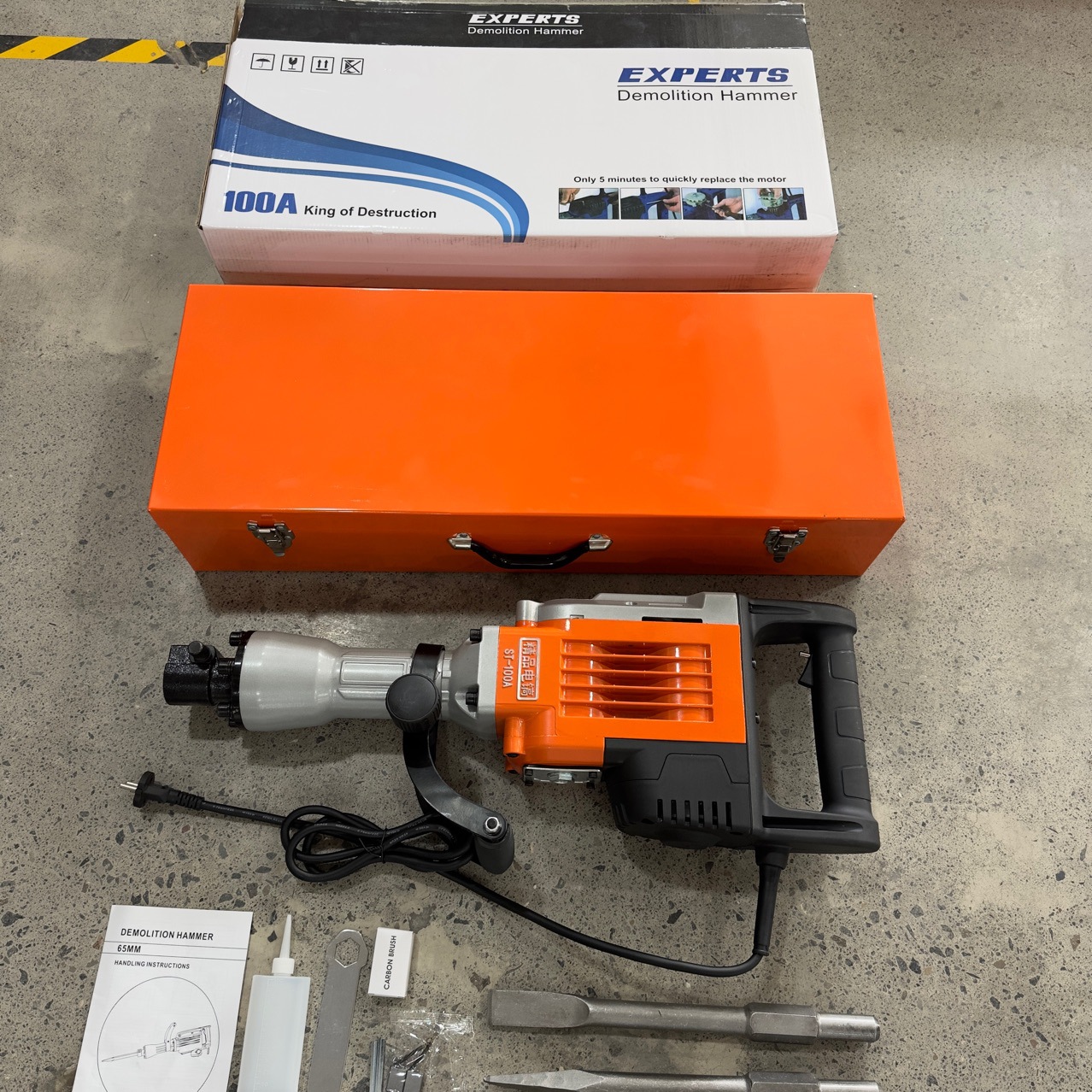 100A Demolition Jack Hammer Rock Concrete Pick Breaker Drill-阿里巴巴