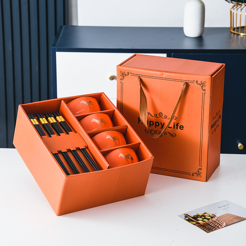 Yilu Has You Gift Bowl Ceramic Tableware Ceramic Bowls and Chopsticks ...