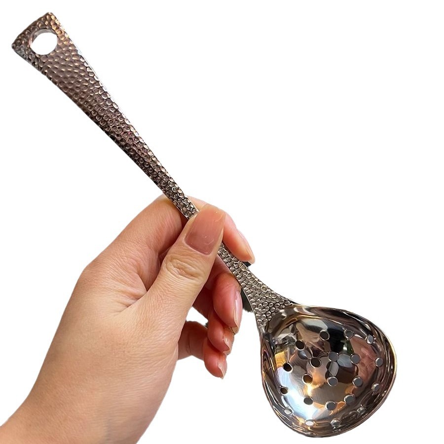 High Beauty Value Household Stainless Steel Big Head Soup Spoon ...