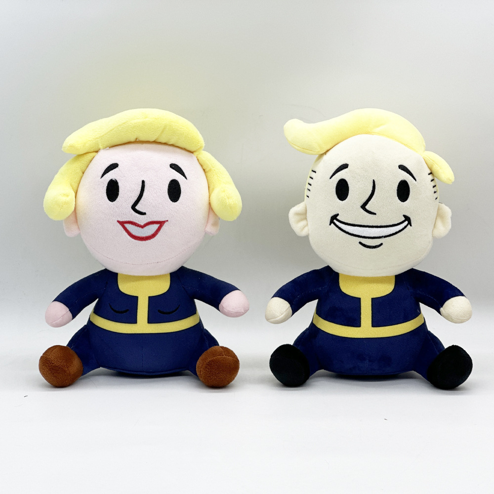 新款 Fall Out 3: Vault Boy plush 辐射3 毛绒玩具公仔 玩偶-阿里巴巴