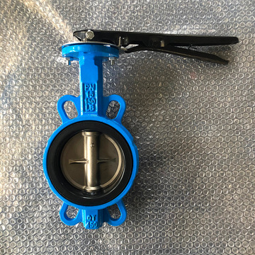 手柄对夹蝶阀 中线球铁软密封蝶阀304阀板 厂家河北D71X-16Q/304-阿里巴巴