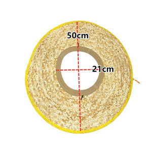 户外工人安全帽帽檐工地防晒帽套在安全帽上的遮阳帽檐无顶大草帽-阿里巴巴