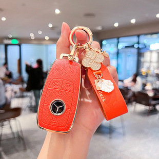 适用奔驰GLS450钥匙套GLE350壳4MATIC进口汽车GLS400包GLC300扣-阿里巴巴