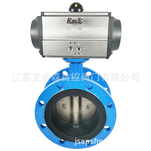 D641X-10/16气动软密封法兰蝶阀 气动自来水软密封法兰艾-阿里巴巴