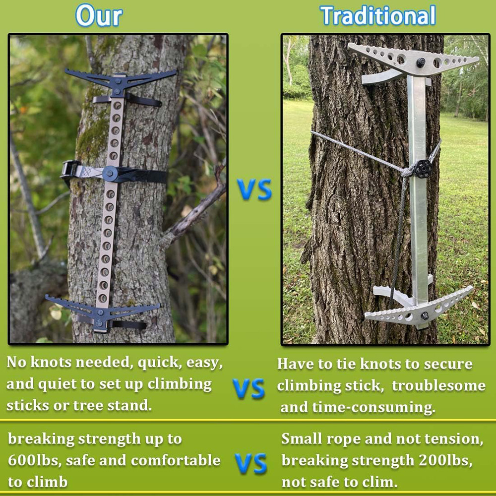 户外登山杖带树架带爬梯更换带树架绑带树梯固定带便携徒步-阿里巴巴