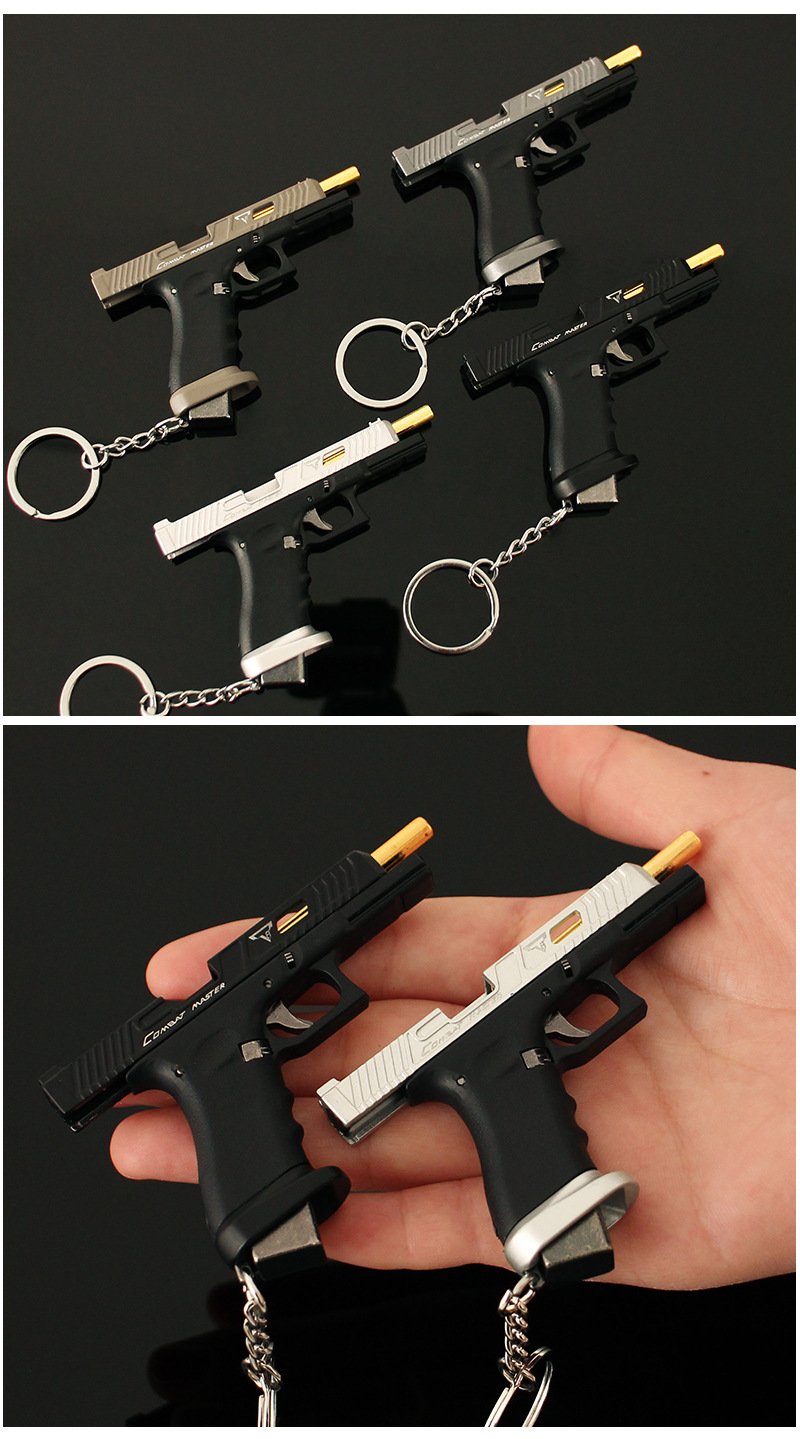 迷你小枪挂件 1:3尼龙手抢模型半合金ttiG34战斗大师金属钥匙扣-阿里巴巴