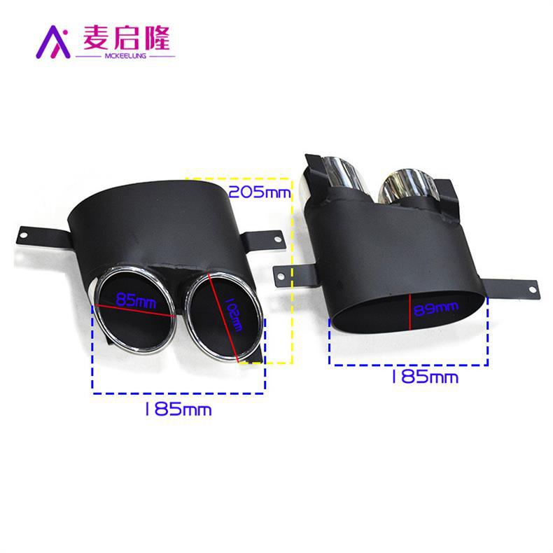 适用19款奥迪A4L改装运动款四出不锈钢尾喉排气筒免切免焊款式-阿里巴巴