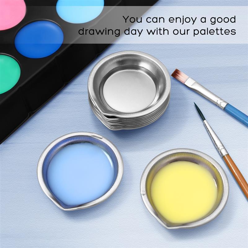 12pcs Stains Steel Painting Color Palletes Water Colour-阿里巴巴