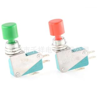 DS438-双联448 自复位小型点动按钮微动开关 开孔12mm 铜触点-阿里巴巴