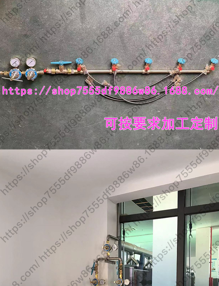 YQJ-11双极双表氮气氩气氢氧气体管道减压阀管路减压器全铜YQY-11-阿里巴巴