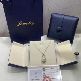 2025新款爱迪生淡水珍珠吊坠13-14mm正圆强光微瑕时尚s925银项链-阿里巴巴