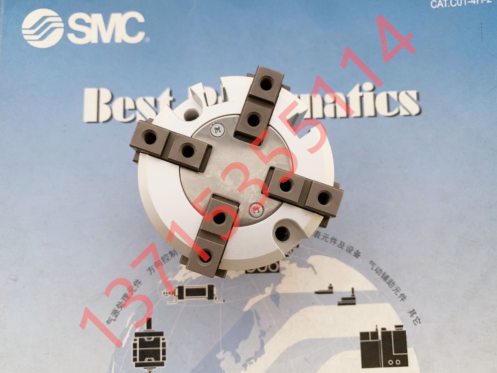 SMC 4指夹爪气缸 MHS4-32D 40D 50D 63D 25D 20D 16D-阿里巴巴