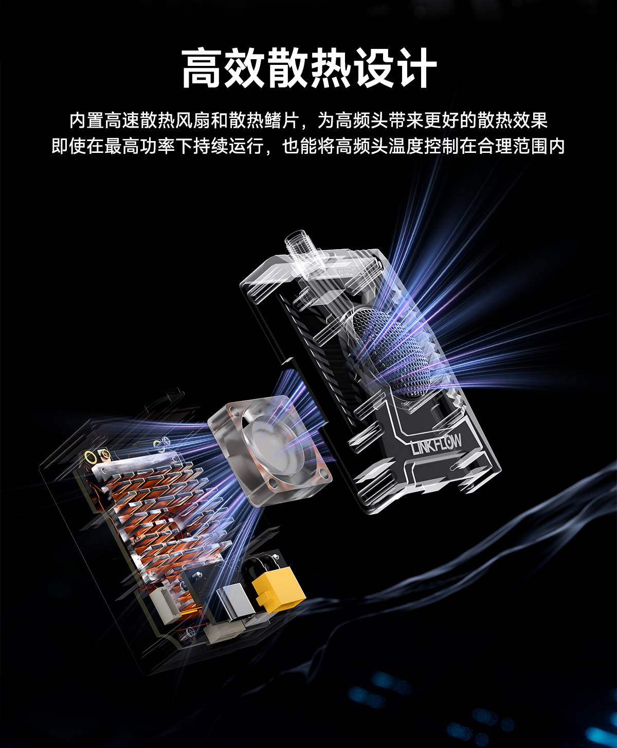 GEPRC格普 链动LINKFLOW 915M TX 2W ELRS 高频头穿越机配件-阿里巴巴