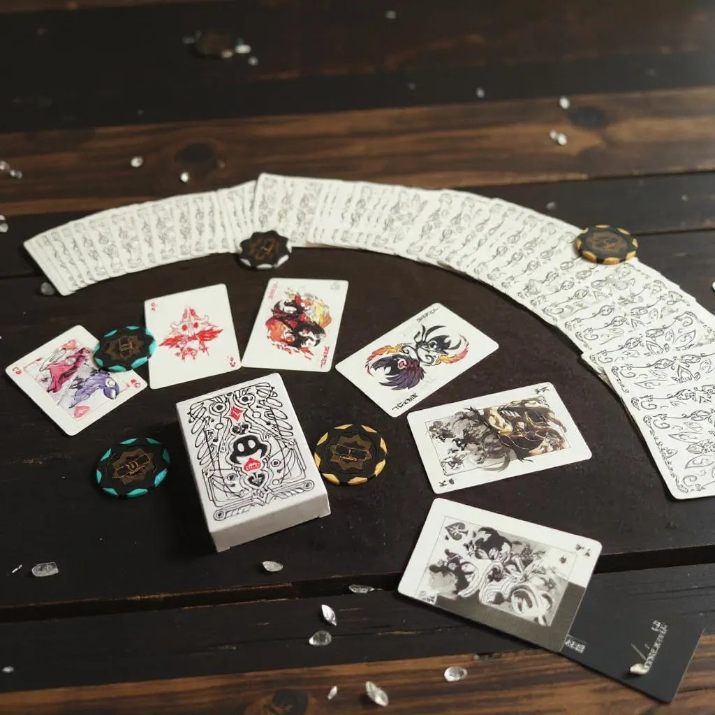 跨境爆款Slugcatgo Hollow Knight Poker -空洞骑士 主题的扑克牌-阿里巴巴