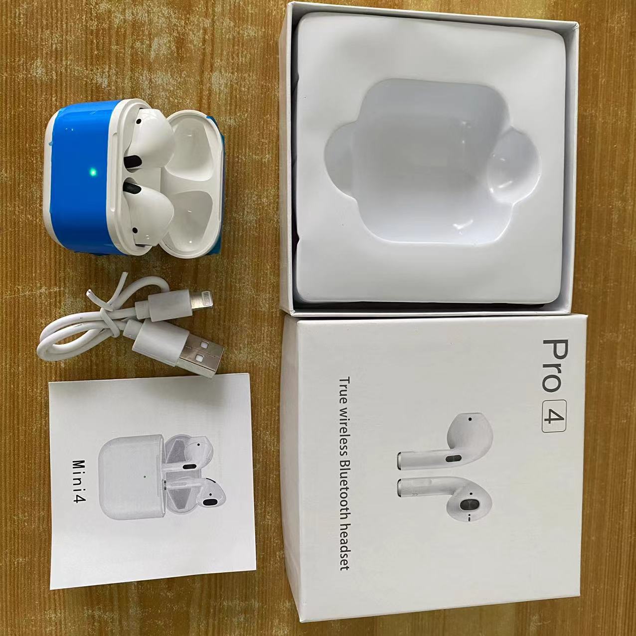 跨境产品 pro4蓝牙耳机 mini pro5蓝牙耳机 无线双耳运动 i12耳机-阿里巴巴