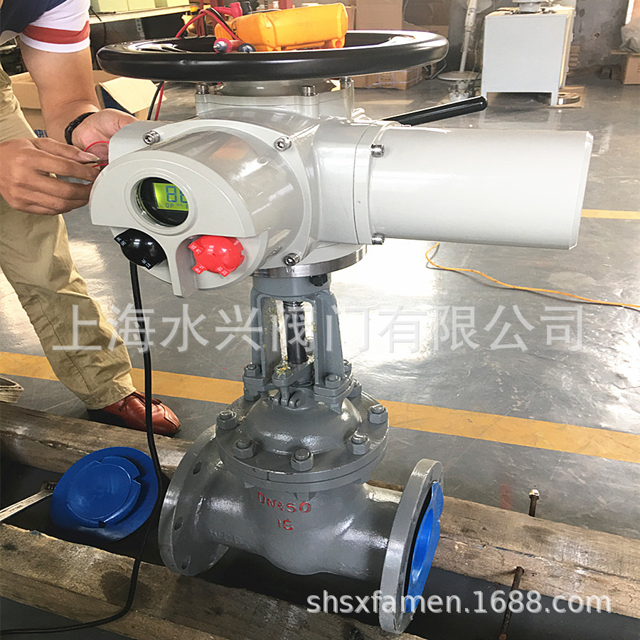 Z941H-16C-DN80智能调节型电动闸阀 双法兰电动闸阀4-20mA DC信号-阿里巴巴
