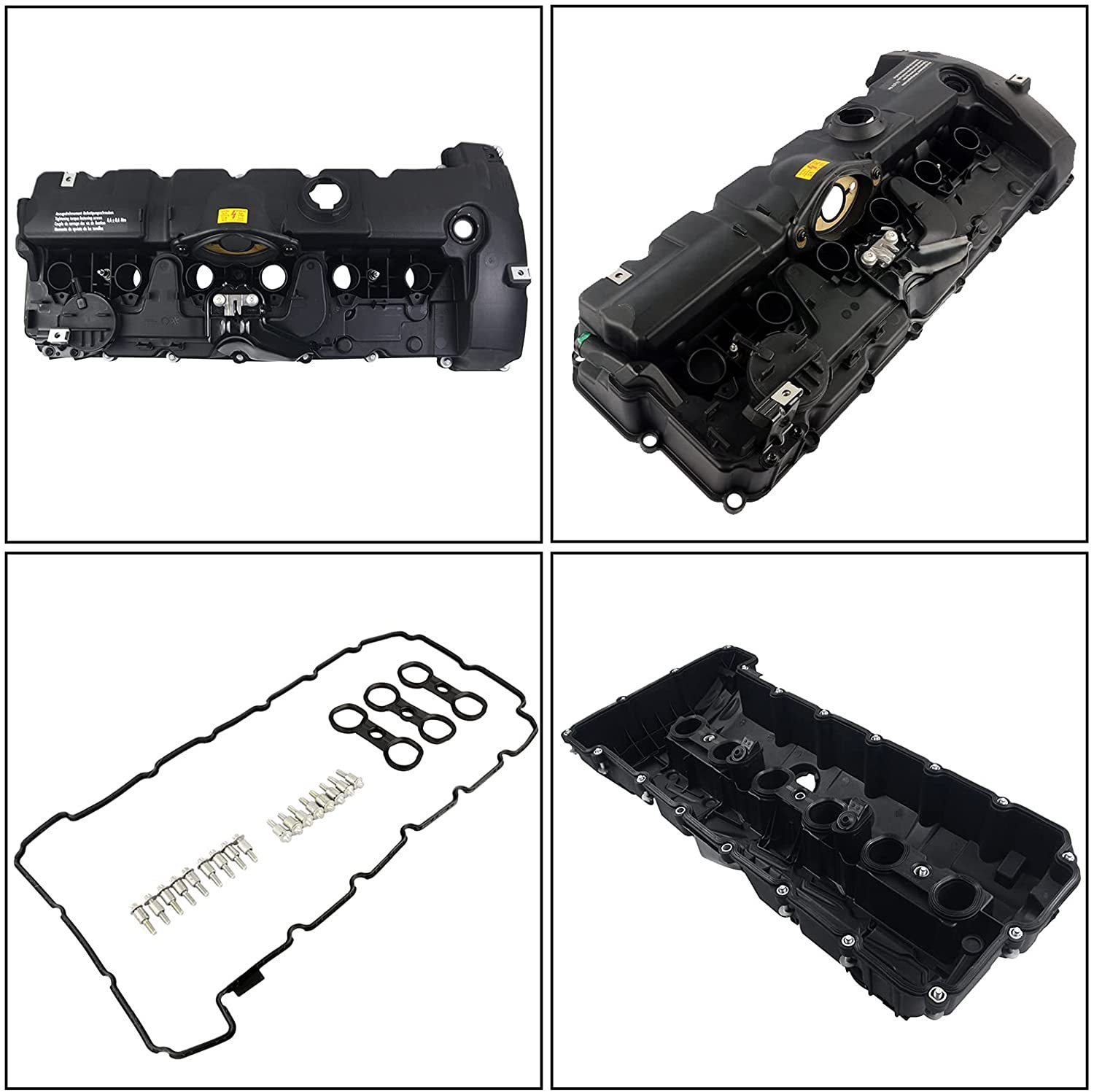 适用于宝马1系6系N52 E70 E82 E90 X3 X5气门室盖总成11127552281-阿里巴巴