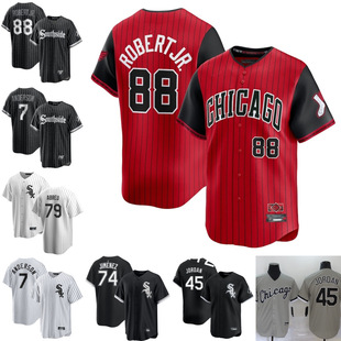 Chicago White Sox芝加哥白袜队棒球服45号JOR新款球衣DAN jersey-阿里巴巴