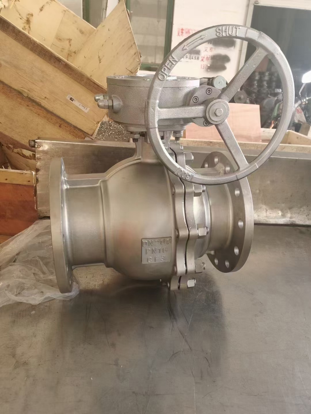 厂家直供不锈钢蜗轮球阀Q347F-16C 不锈钢高压球阀Q47F-64C A105-阿里巴巴