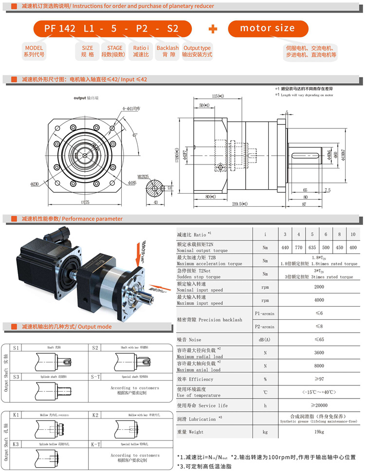 PF142L2-i-P2-S2-35-79-114.3-200-M12纽氏达特NEWSTART减速机-阿里巴巴